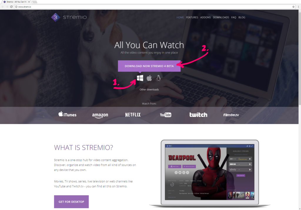 How to install Stremio on Windows and macOS – The Stremio Blog