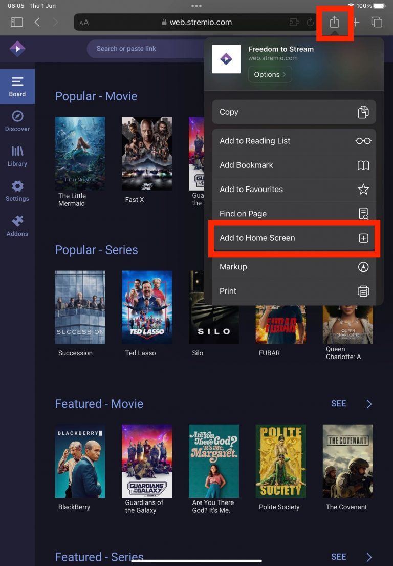 Using Stremio Web on iPhone / iPad – The Stremio Blog